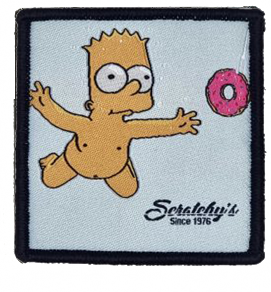 PATCH BART NIRVANA - Scratchy's - Since 1976